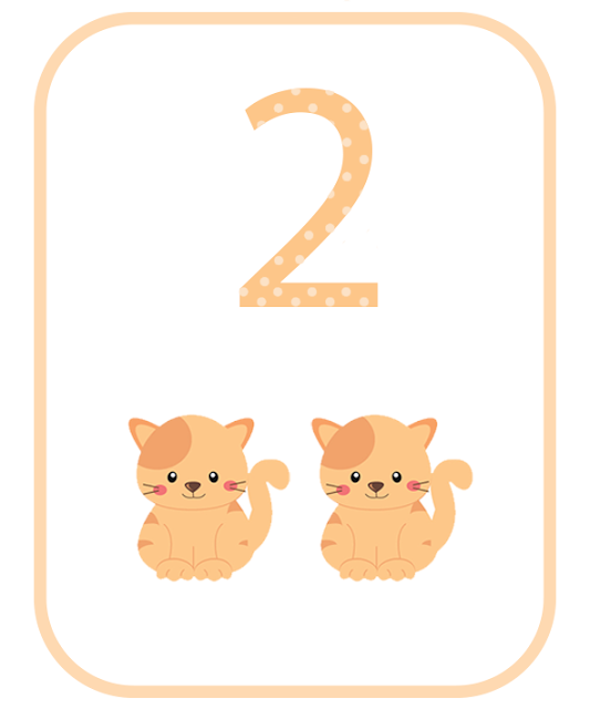 Number 2 Flashcard