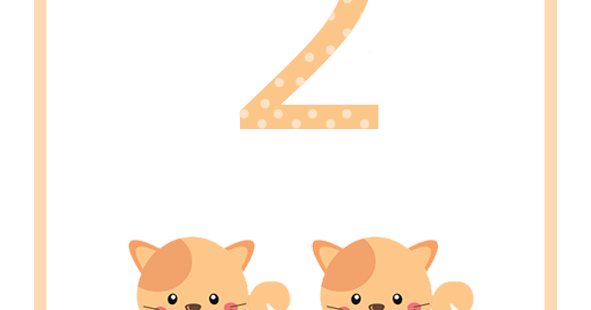 Number 2 Flashcard