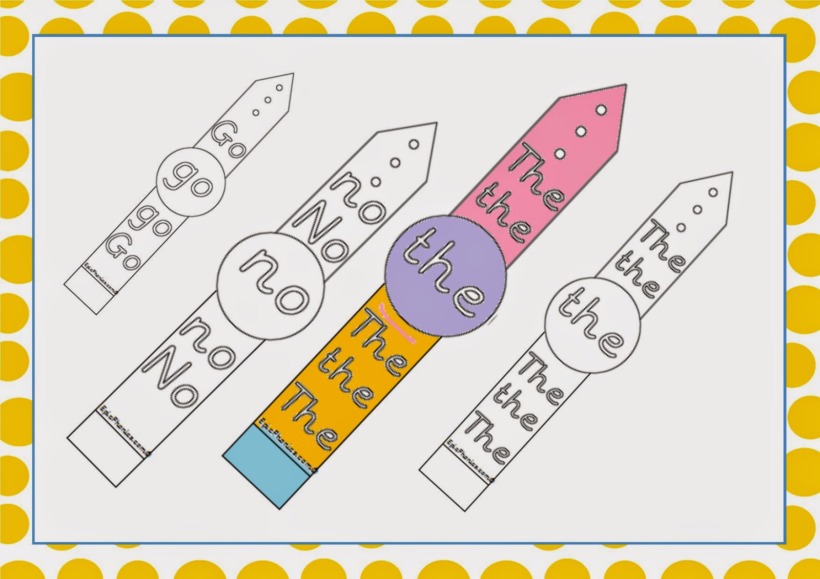 Simply Kids Learning: Phase 2 Tricky Word Watch Activity