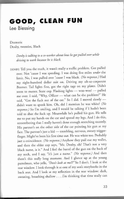 Great Monologues: MALE - DENBY - BLACK