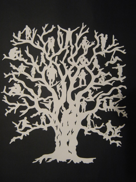 Paper Art Designs: Scherenschnitte Trees of Life