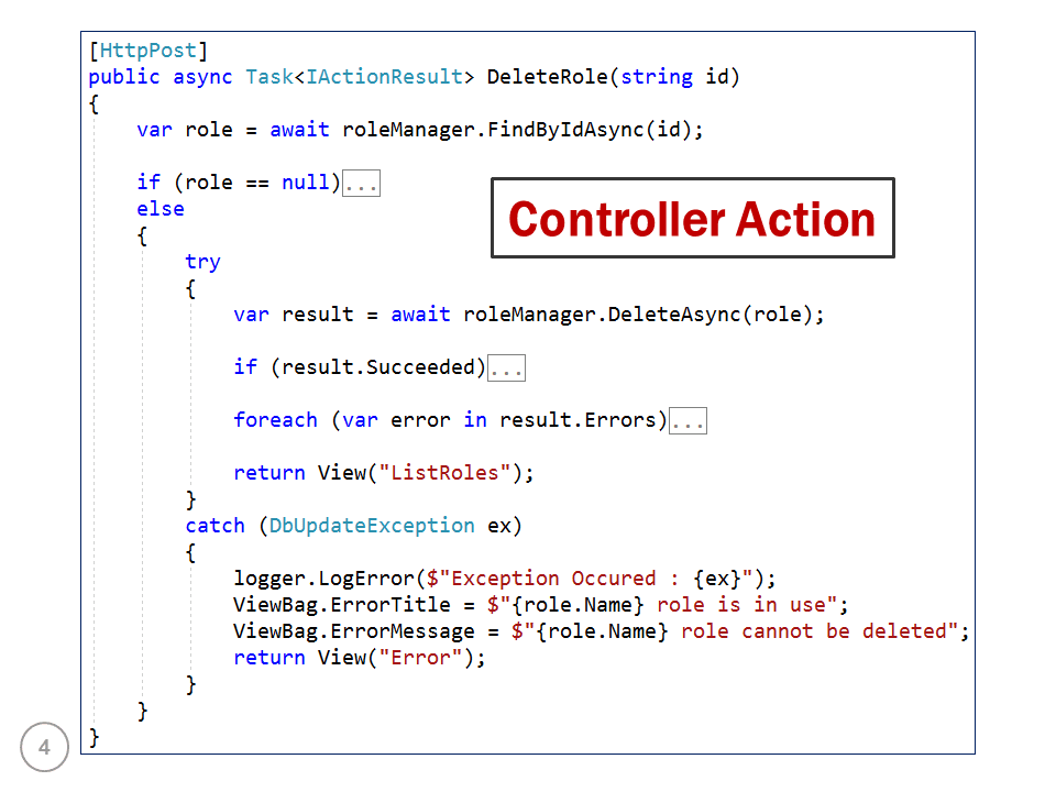 Sql Server Net And C Video Tutorial Custom Error Page In Core Slides
