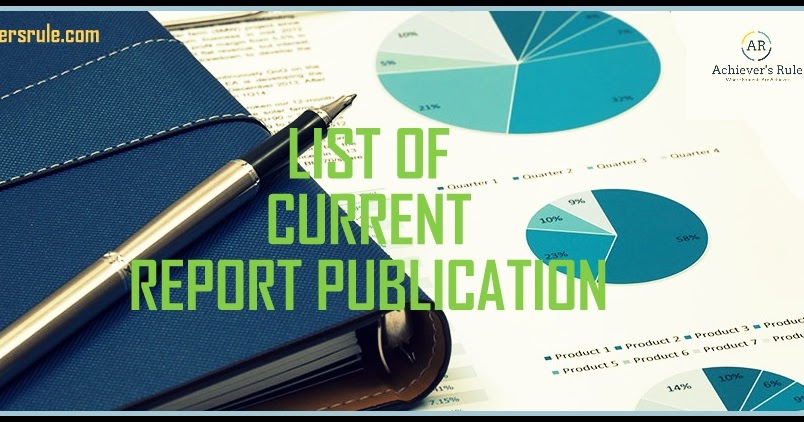 Article: List of Current Report Publication