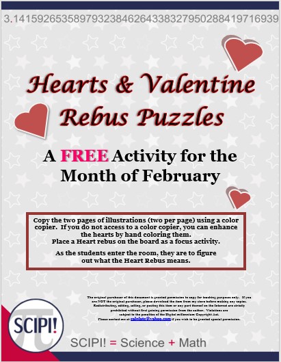 The Best of Teacher Entrepreneurs: FREE Hearts and Valentines Rebus Puzzles