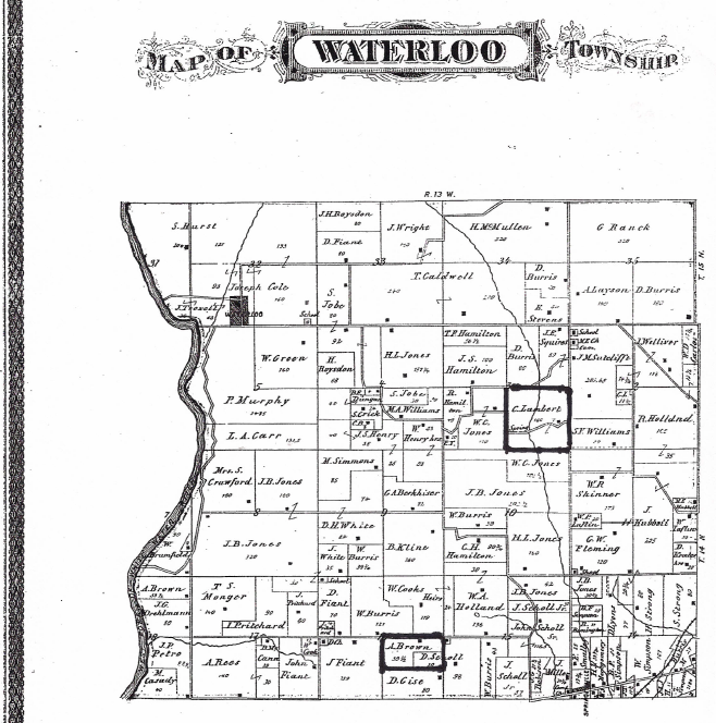 Frequent Traveler Ancestry: Mappy Monday - Waterloo Township
