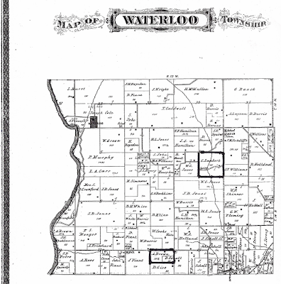 Frequent Traveler Ancestry: Mappy Monday - Waterloo Township