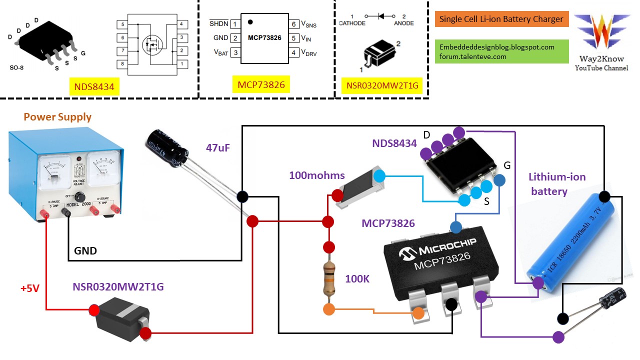 DIY - Single Cell Lithium-ion Battery Charger