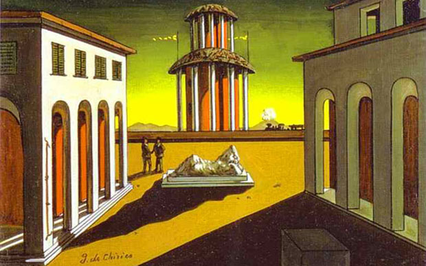 ISOLATIONS: Giorgio Chirico: Melancholia i tajemnica ulicy, czyli ...
