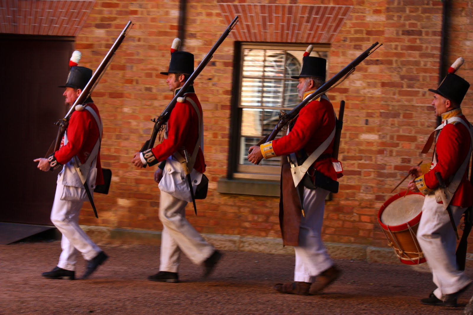Thru my Sydney Eye: Redcoats & Convicts Festival - Musket firing