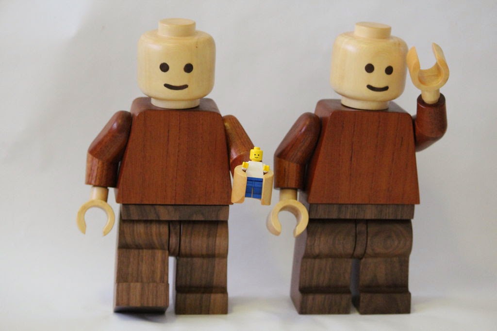 Joshua Howe: Great Giant Wooden Lego men
