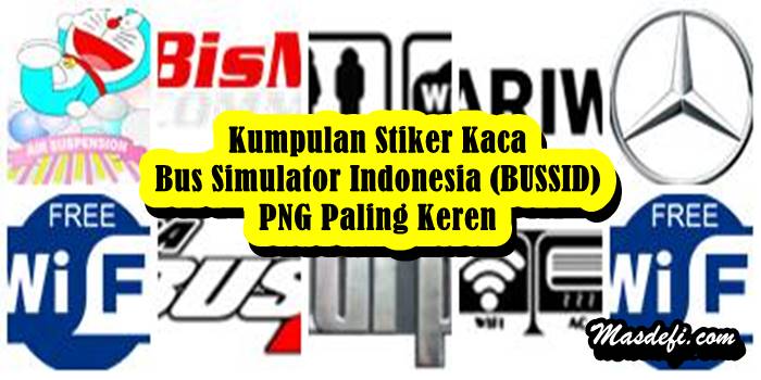 Kumpulan Stiker Kaca Bus Simulator Indonesia (BUSSID) PNG Paling Keren ...