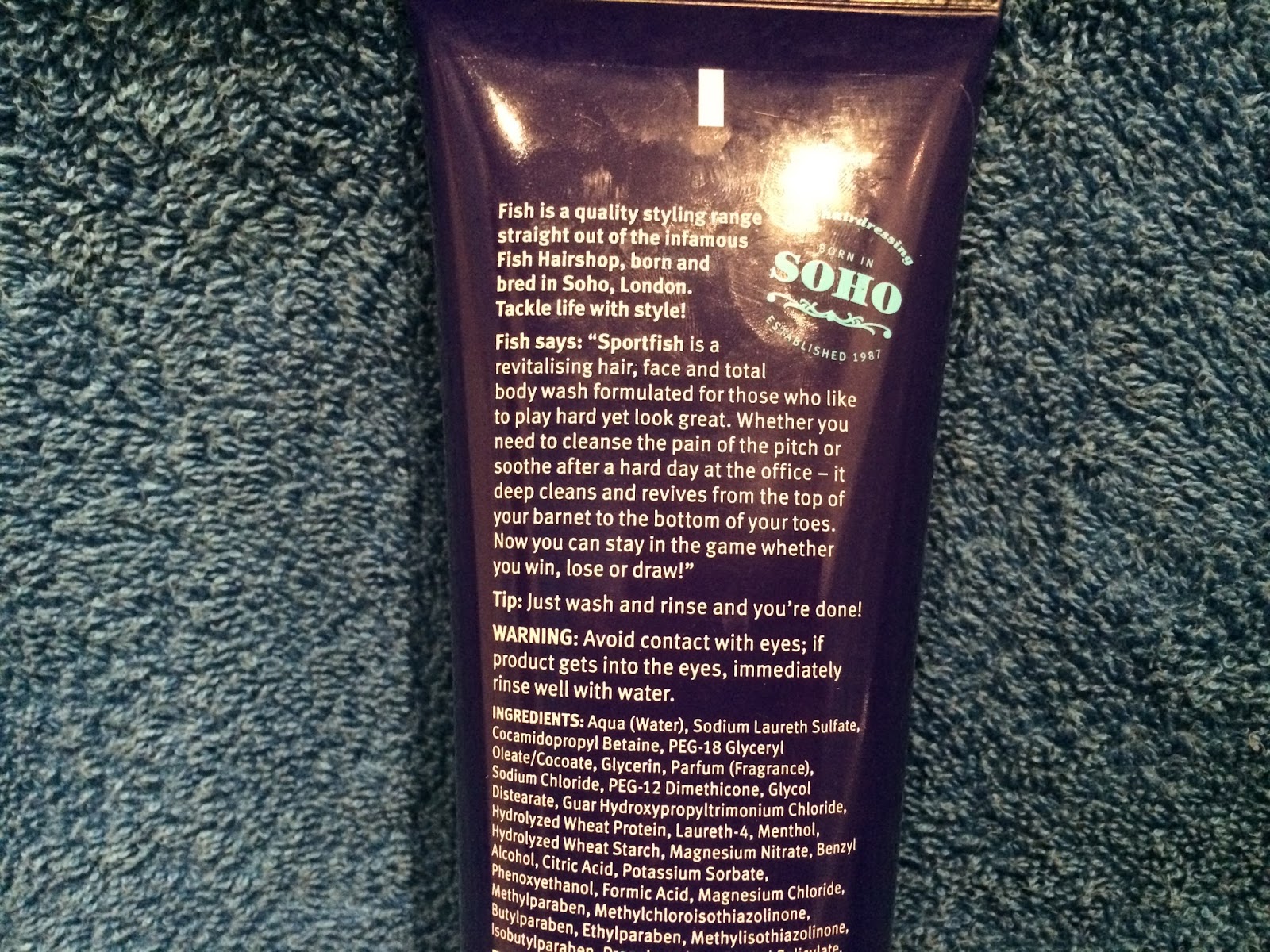 Beautykinguk: Fish Sportfish Revitalising Hair, Face and Body Wash