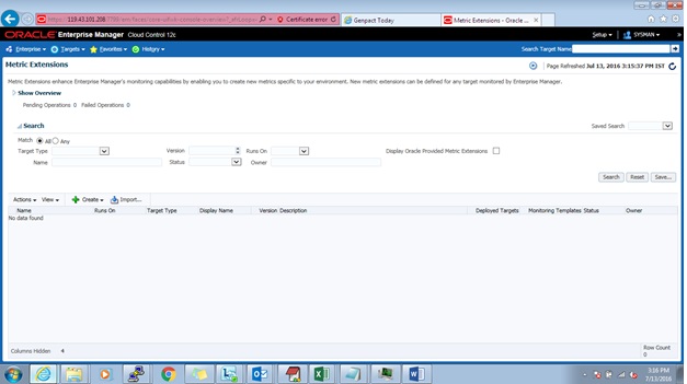 Oracle Database Commands And Practical Examples Oem 12c Oracle