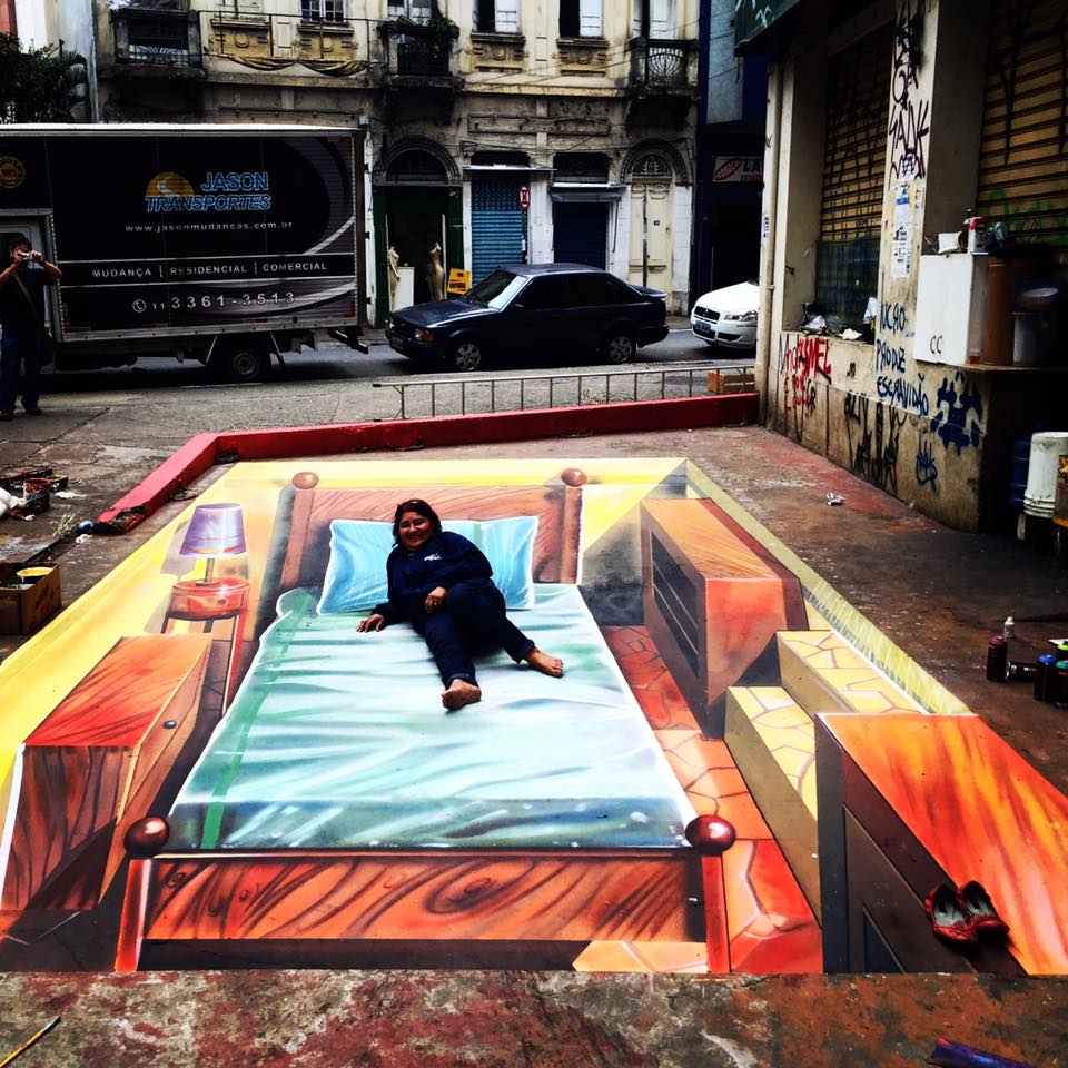 Arte de rua 3D #Eduardo Kobra | DidiNooz