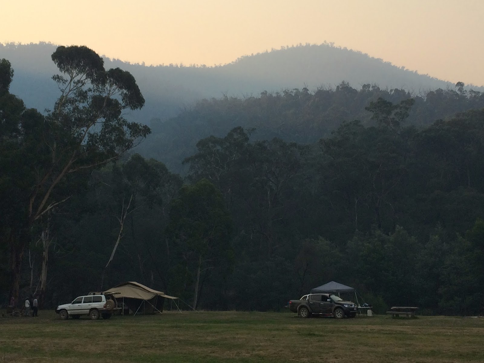 linda & Peter on Tour: Talbotville camp area, Talbotville