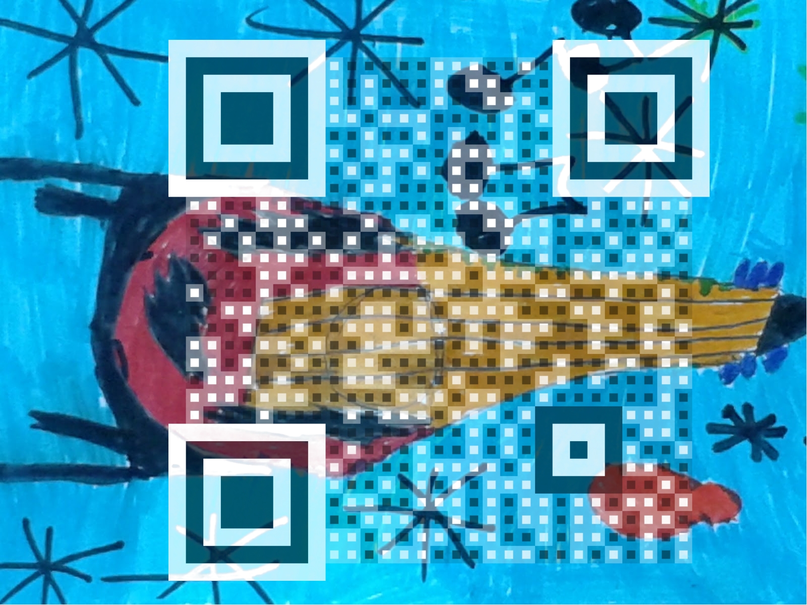 Muzische Aha Erlebnis van Wim Vanderwaeren: Afgewerkte QR codes gemaakt ...