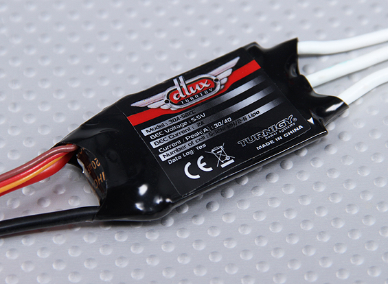 HexTronik D4023-850 Out Runner Motor and Turnigy Dlux 30A ESC Thrust ...