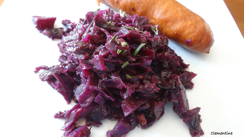 Le blog de Clementine: Chou rouge aux lardons croustillants et romarin ...