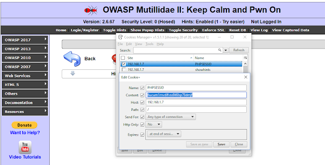 OWASP - Broken access and session management ~ The Cybersploit