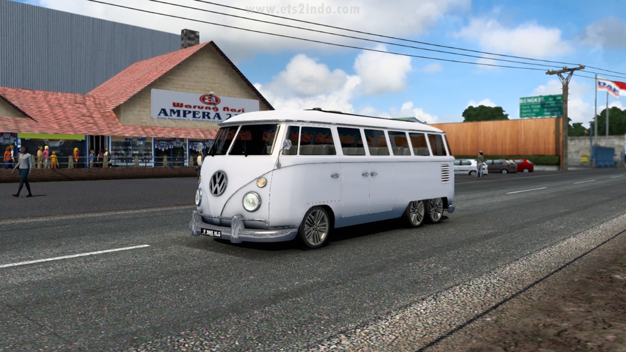 Mod Mobil VW Combi ETS2 1.41 Convoy | ETS2Indo.com