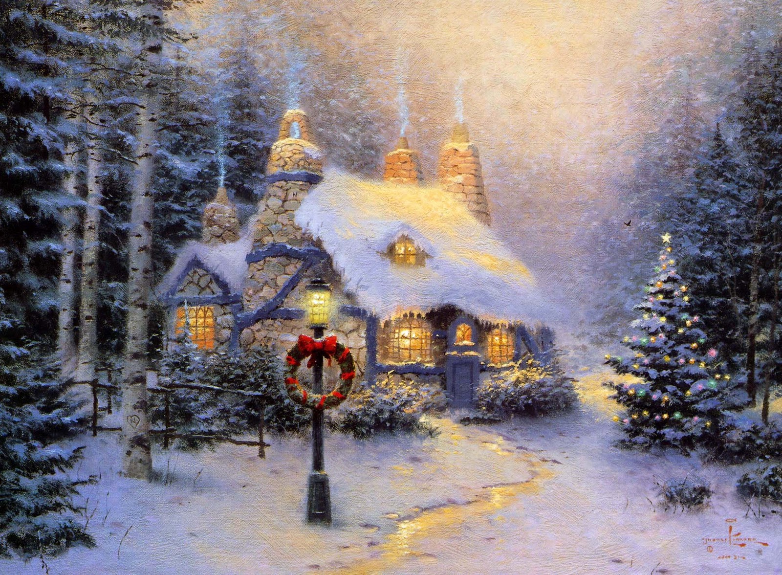 Thomas Kinkade | Thomas kinkade art, Thomas kinkade paintings, Kinkade ...