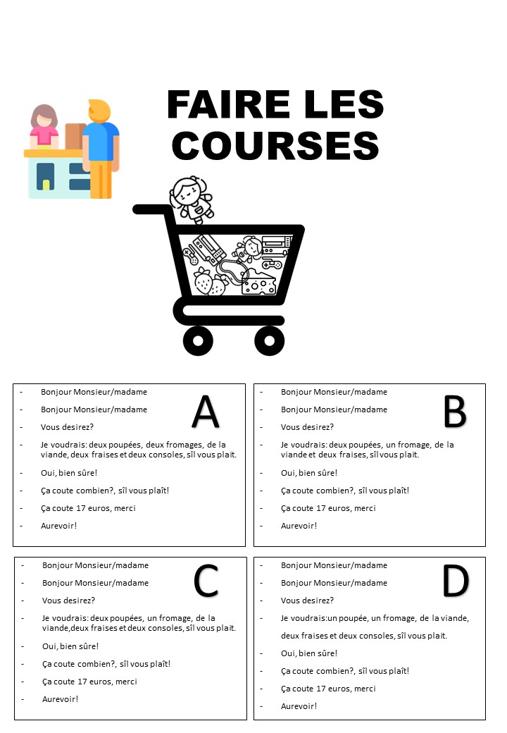 Bonjour Monsieur FLE: 3. Faire les courses