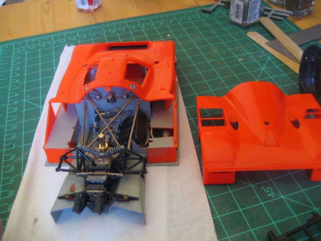 24th-scale: Mazda 787B: Chassis