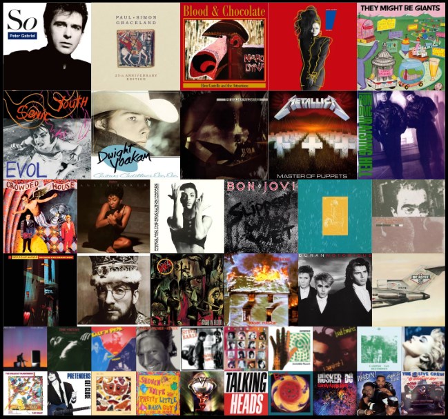 narrowcast: My Top 50 Albums of 1986