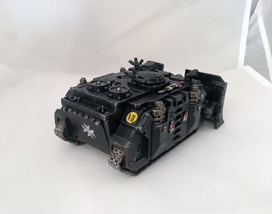 Sword of templar: Army Showcase - Black Templars - Vindicator tank