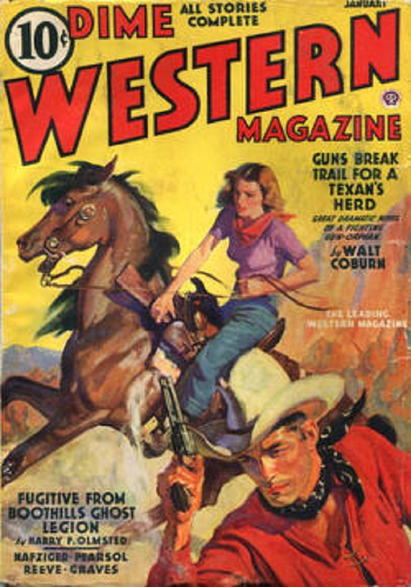 Saturday Morning Western Pulp: Dime Western, January 1938