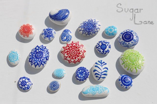 DIY Deco: Painted Stones - SUGAR LANE