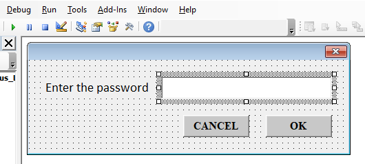 Excel-VBA Solutions: Create a Masked Password Using VBA Excel-VBA Solutions: Create a Masked Password Using VBA