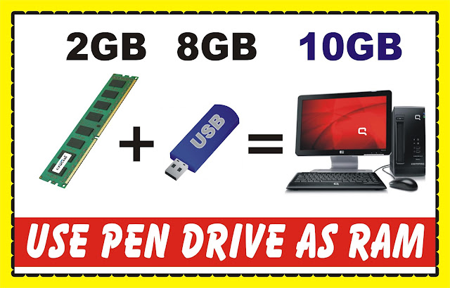 How To Use a USB Pen Drive as RAM on (Windows7/8/10) 2019 | How to ...