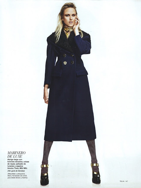 ELITE MODEL MANAGEMENT TORONTO : Sarah Jordan in Telva Magazine