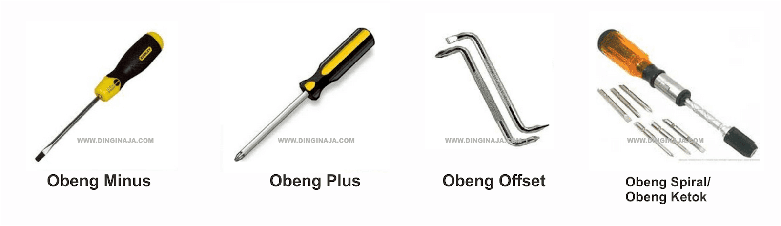 Macam-Macam Peralatan Tangan | Dinginaja