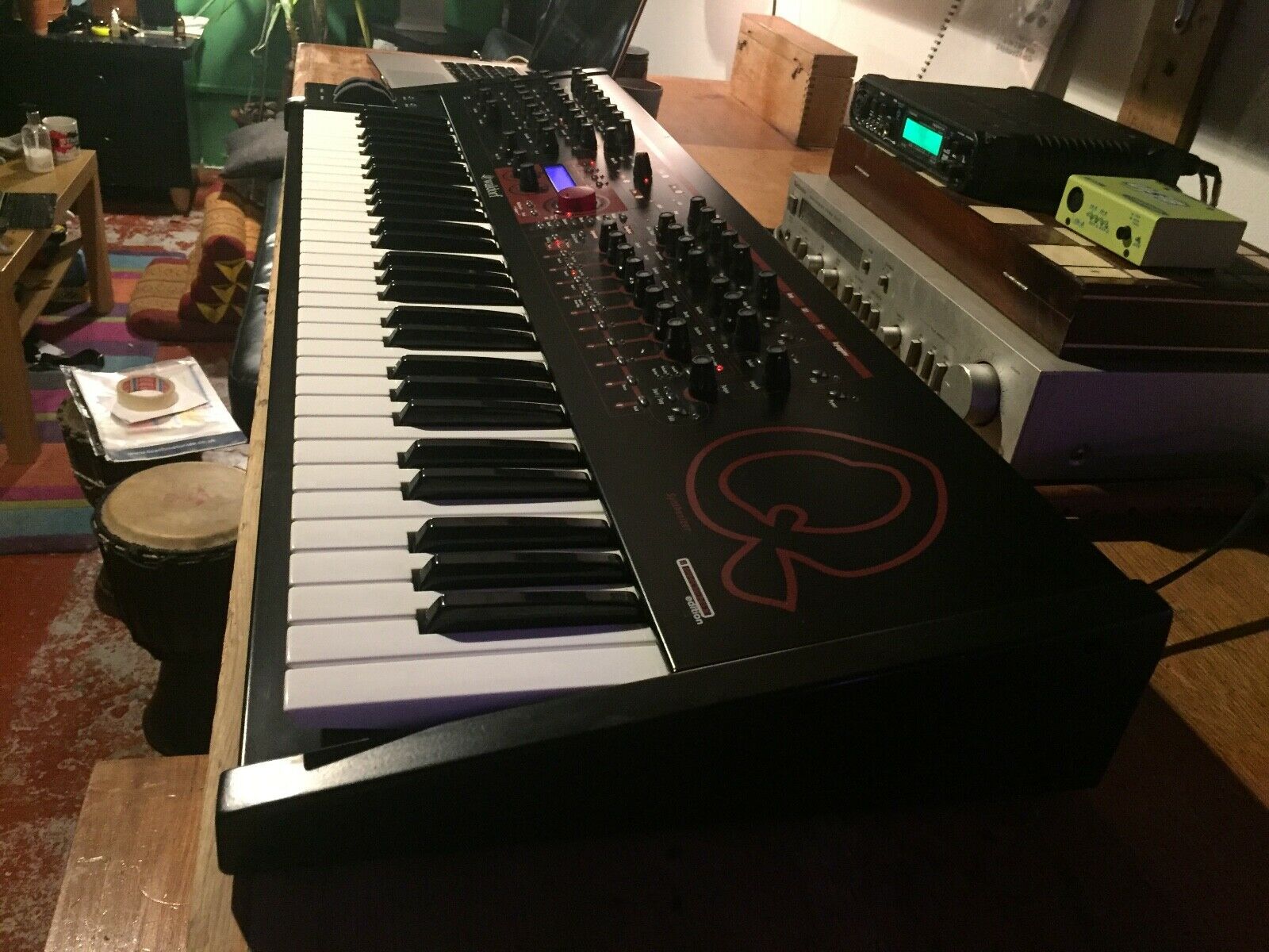 MATRIXSYNTH: Waldorf Q Phoenix Keyboard w/ Travel Synth Bag