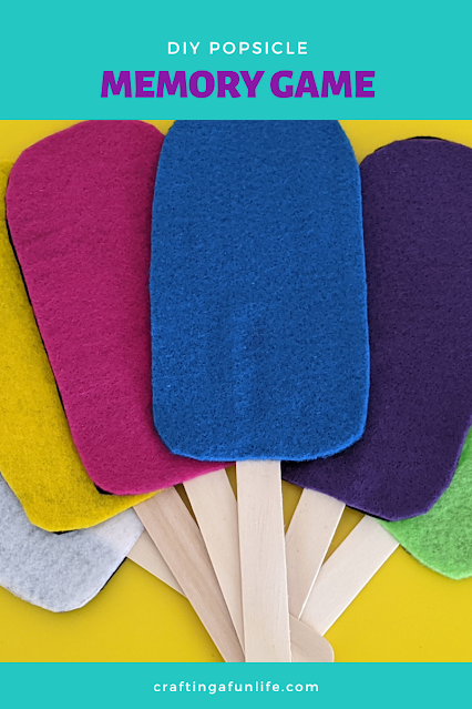 DIY Popsicle Color Memory Game for Kids - Crafting A Fun Life