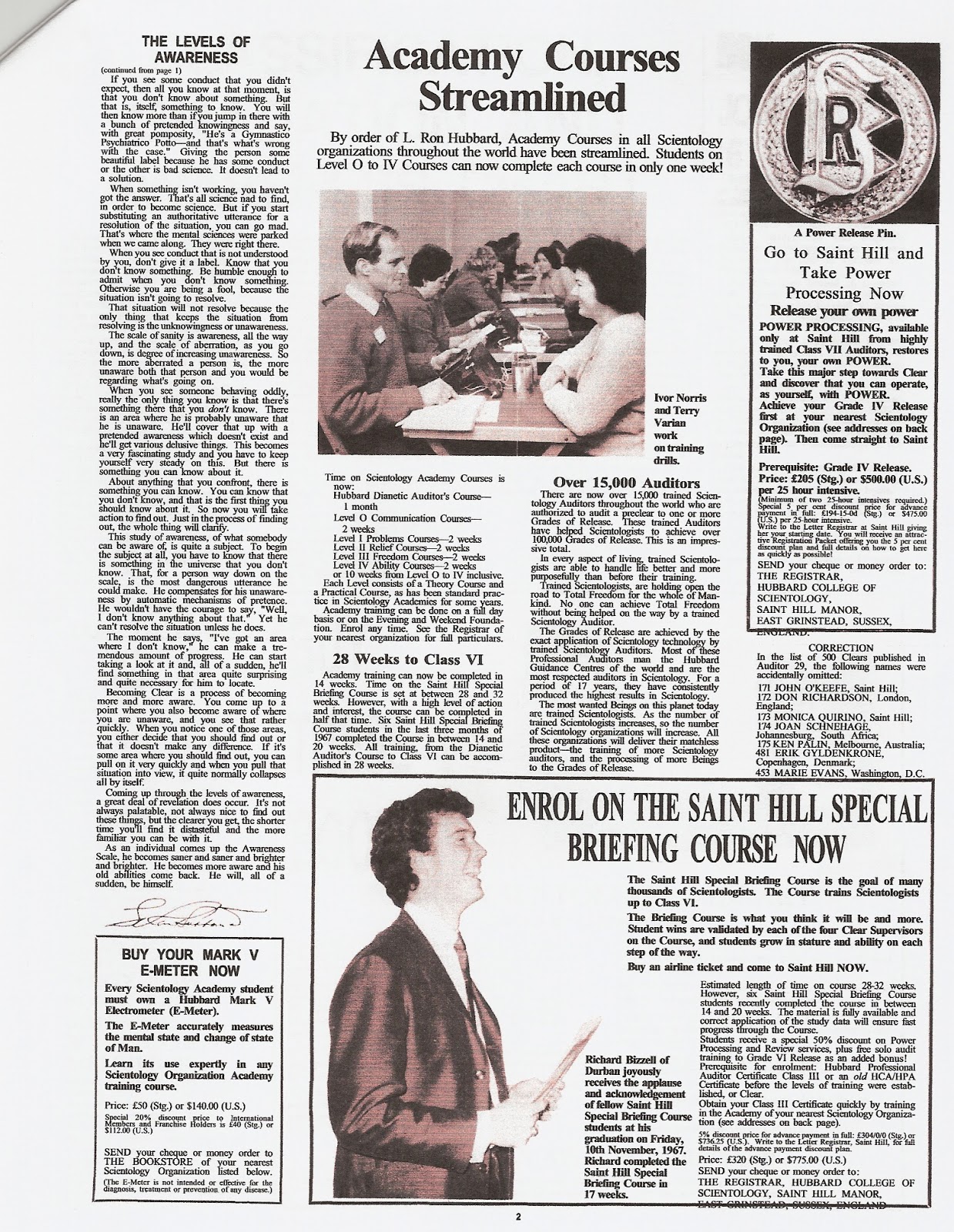 Scientology -The Apollo series: Auditor 31