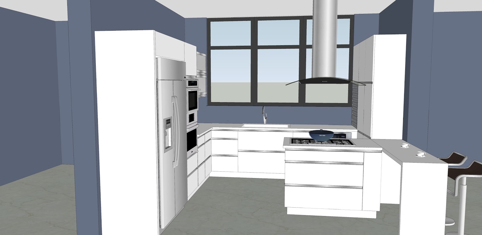 MODULAR KITCHEN (SKETCHUP)
