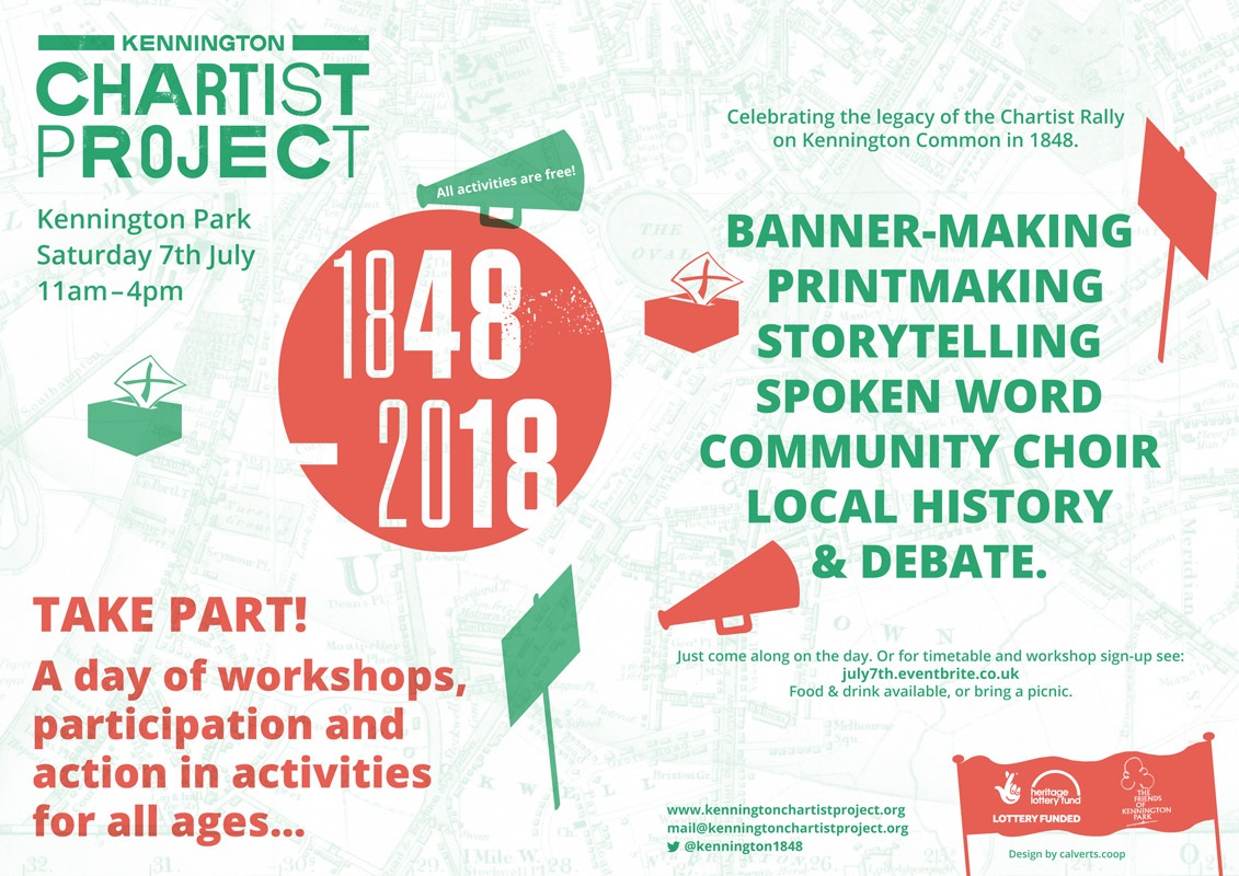 Chartist Ancestors Blog: Join the great Chartist day out - 7 July 2018