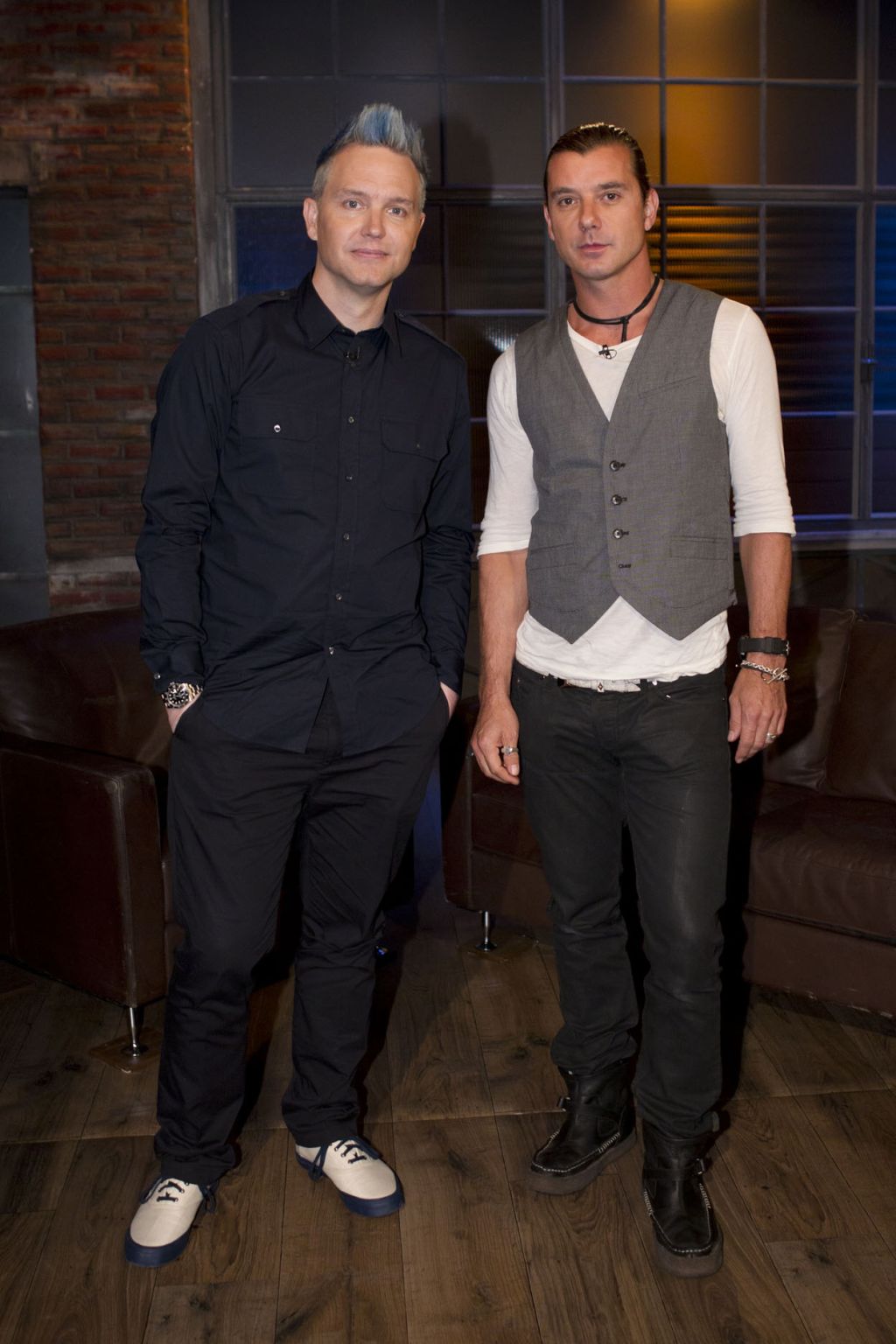 Bush-Gavin Rossdale 2012: Gavin with Mark Hoppus Bush-Gavin Rossdale 2012: Gavin with Mark Hoppus