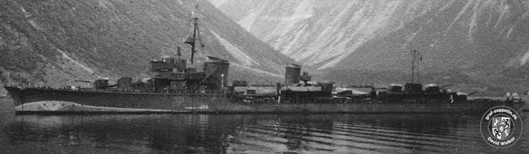 Guerra abierta: Destructor alemán Clase Narvik