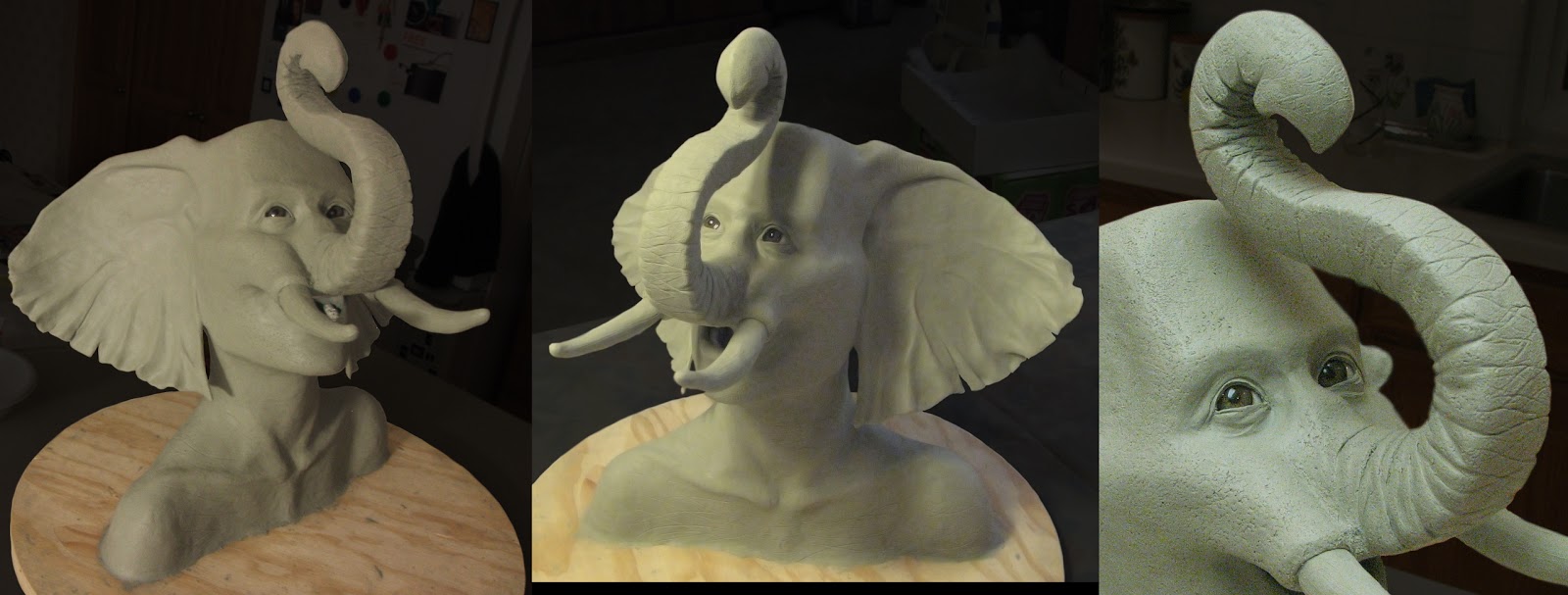 Ginryuu Art Central: Elephant Self-Portrait