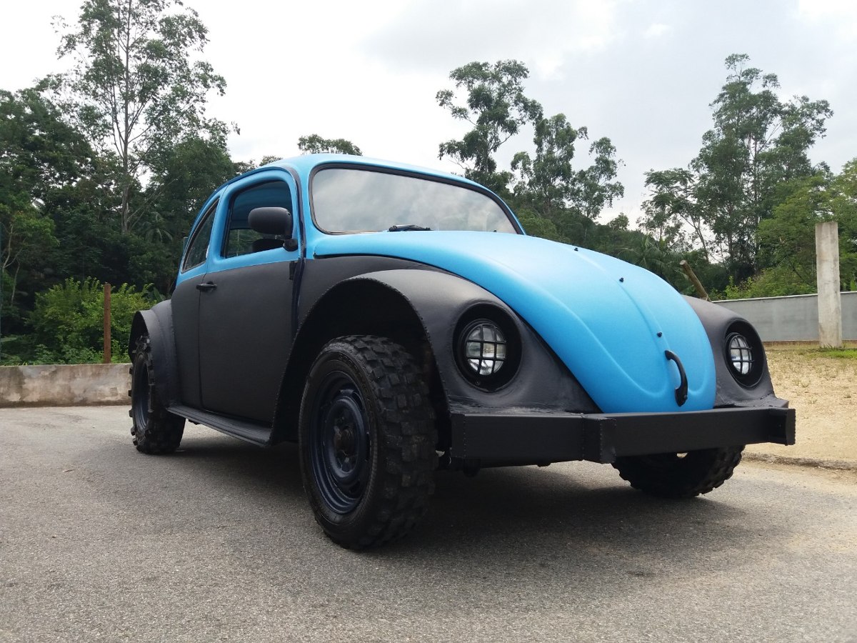 Fusca Real Brasil: Fusca baja sem cortar a carroceria.