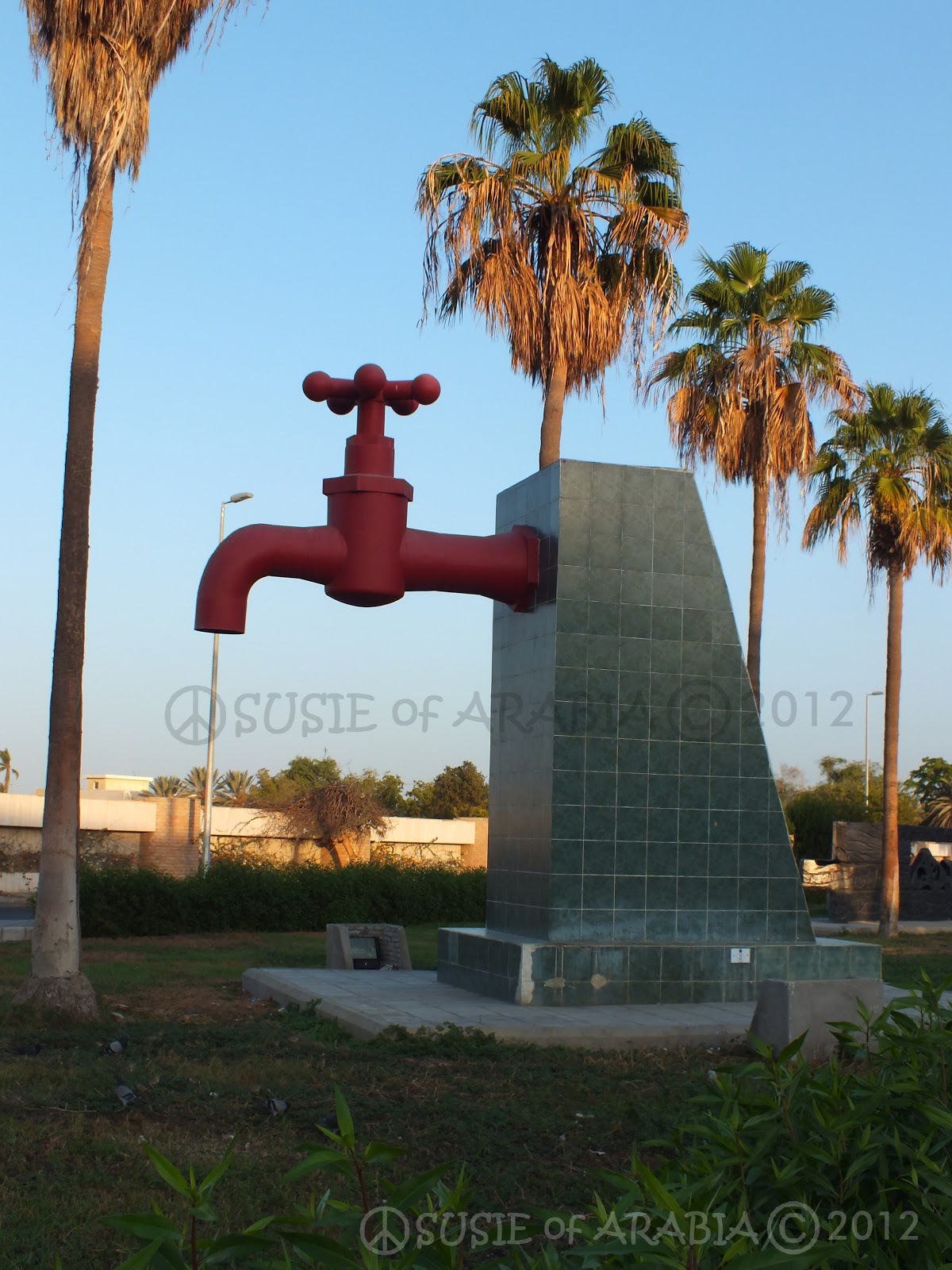 Jeddah Daily Photo: Giant Faucet Sculpture