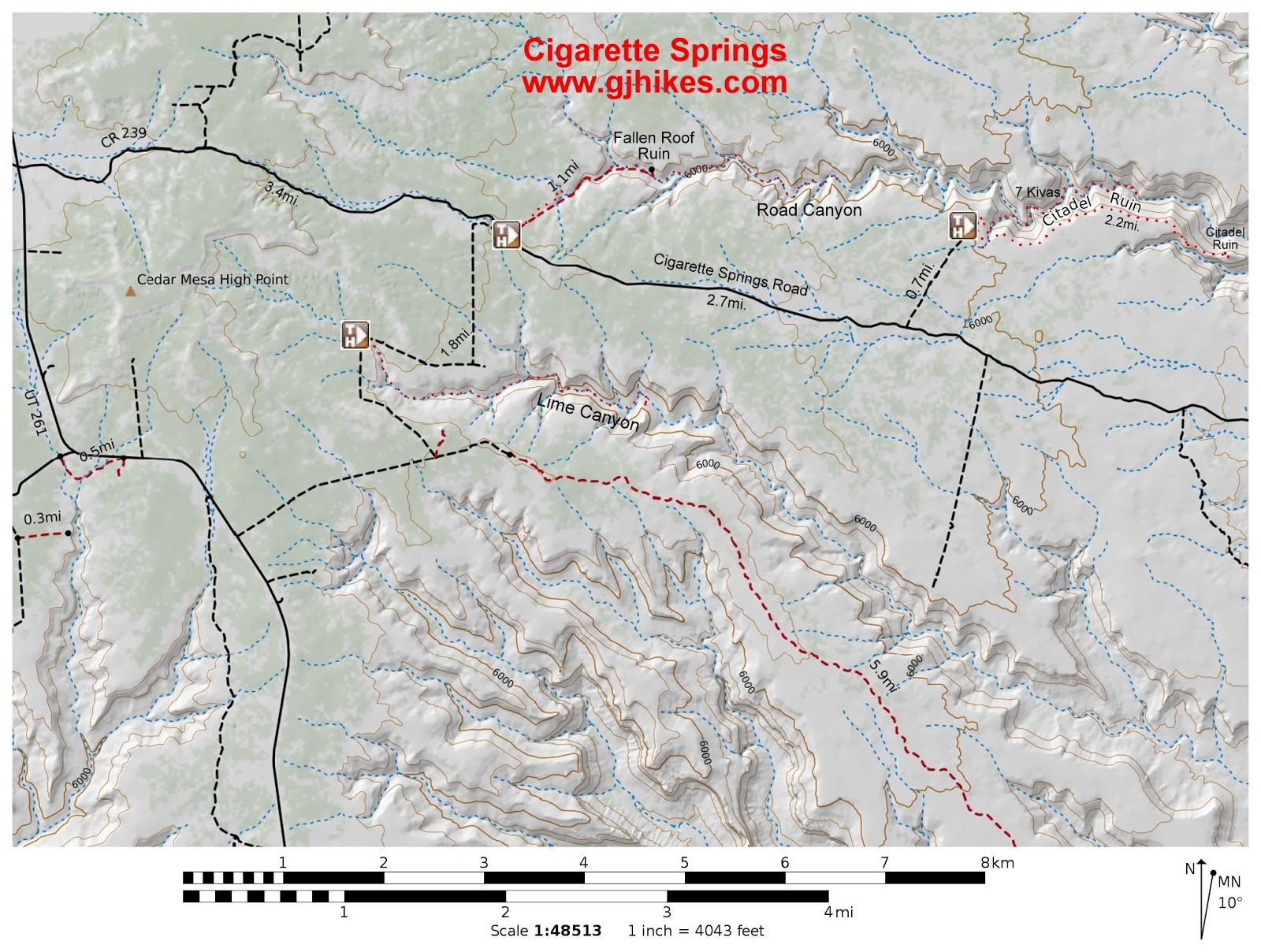 gjhikes.com: Citadel Ruin