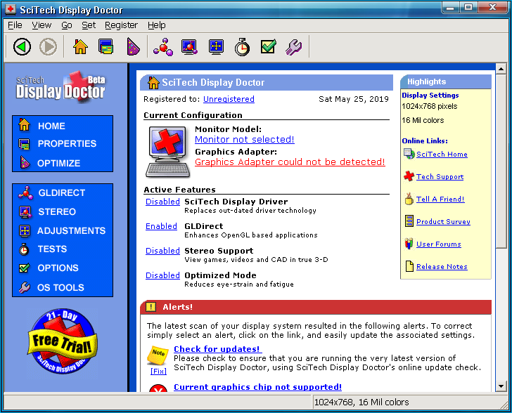 SciTech Display Doctor 7 | Operating System Revival