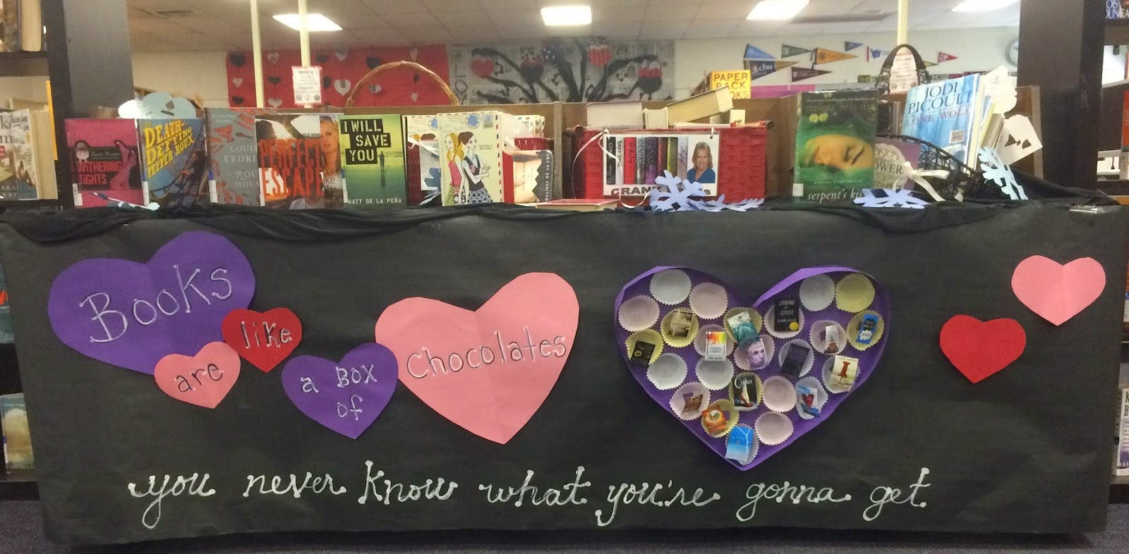 Library Displays: Valentine's Day