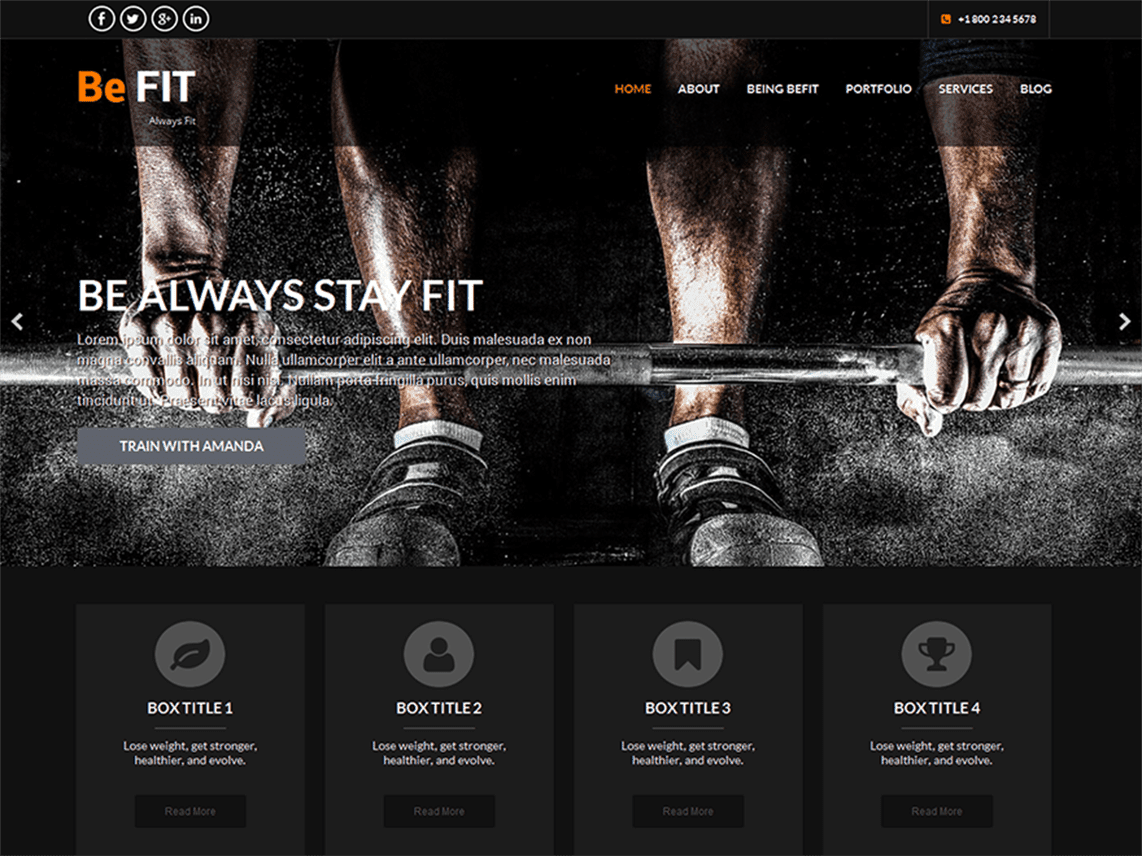 Bütün WordPress Temaları: SKT BeFit WordPress Theme - Tema Full İndir