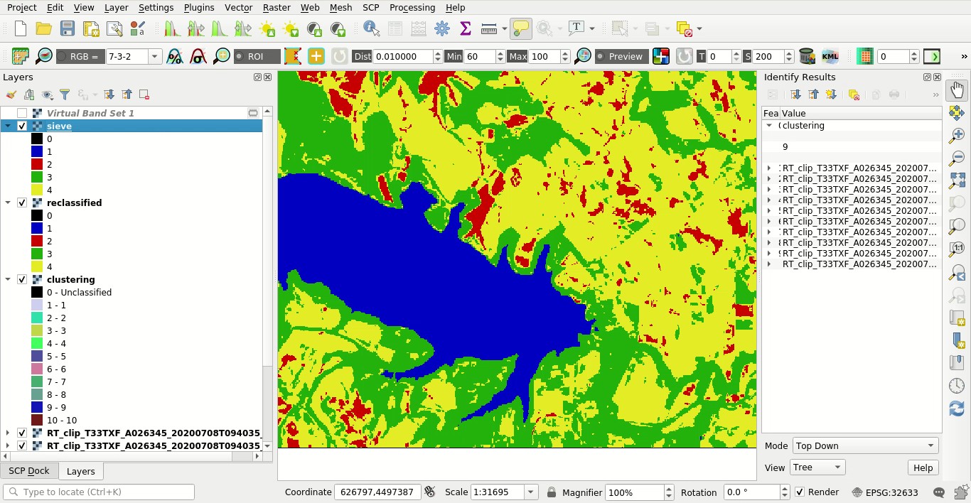 From GIS to Remote Sensing: Unsupervised Classification using the Semi ...